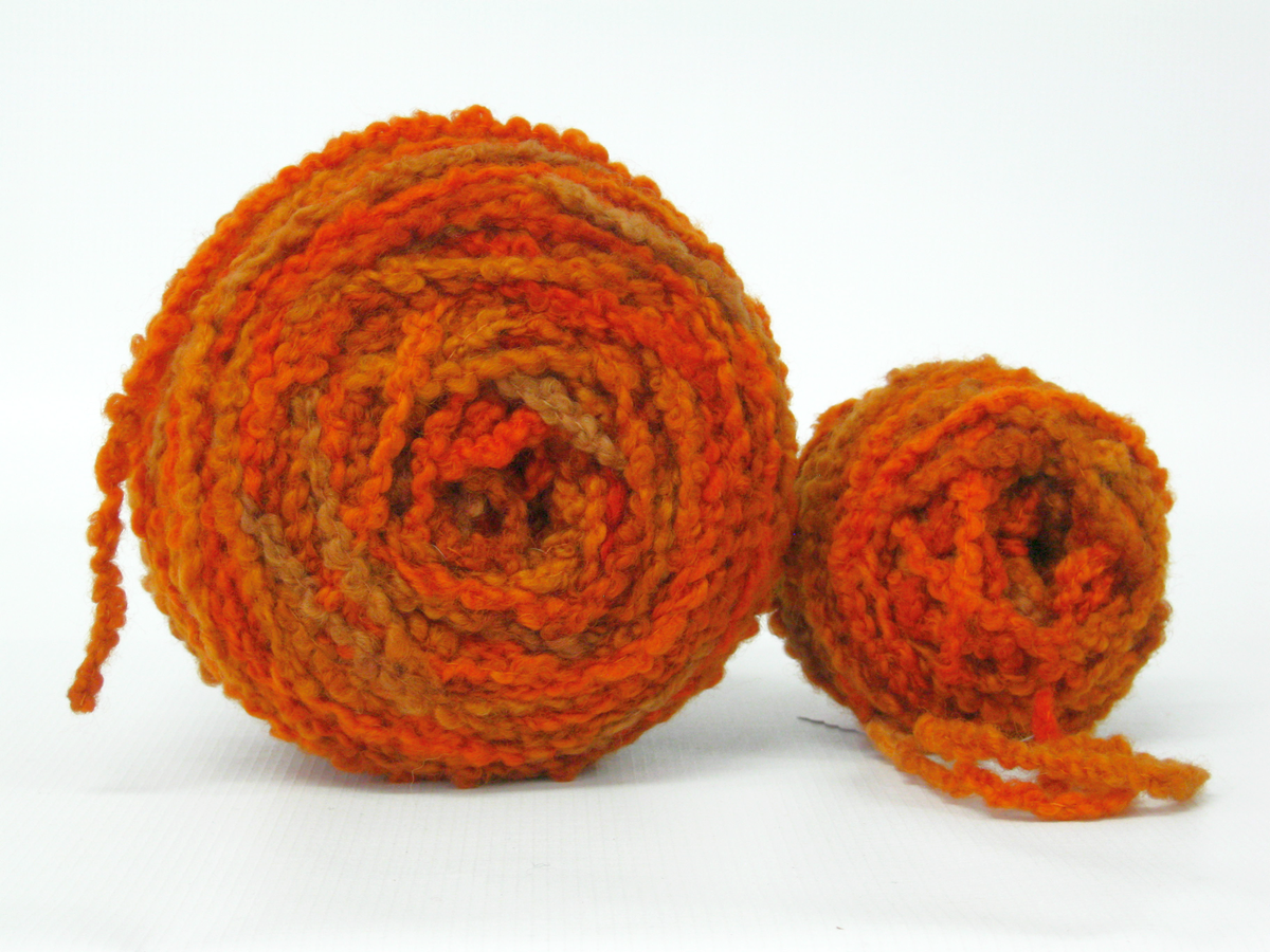 Hand dyed chunky wool Copper Fire – Louise Loughman Artist